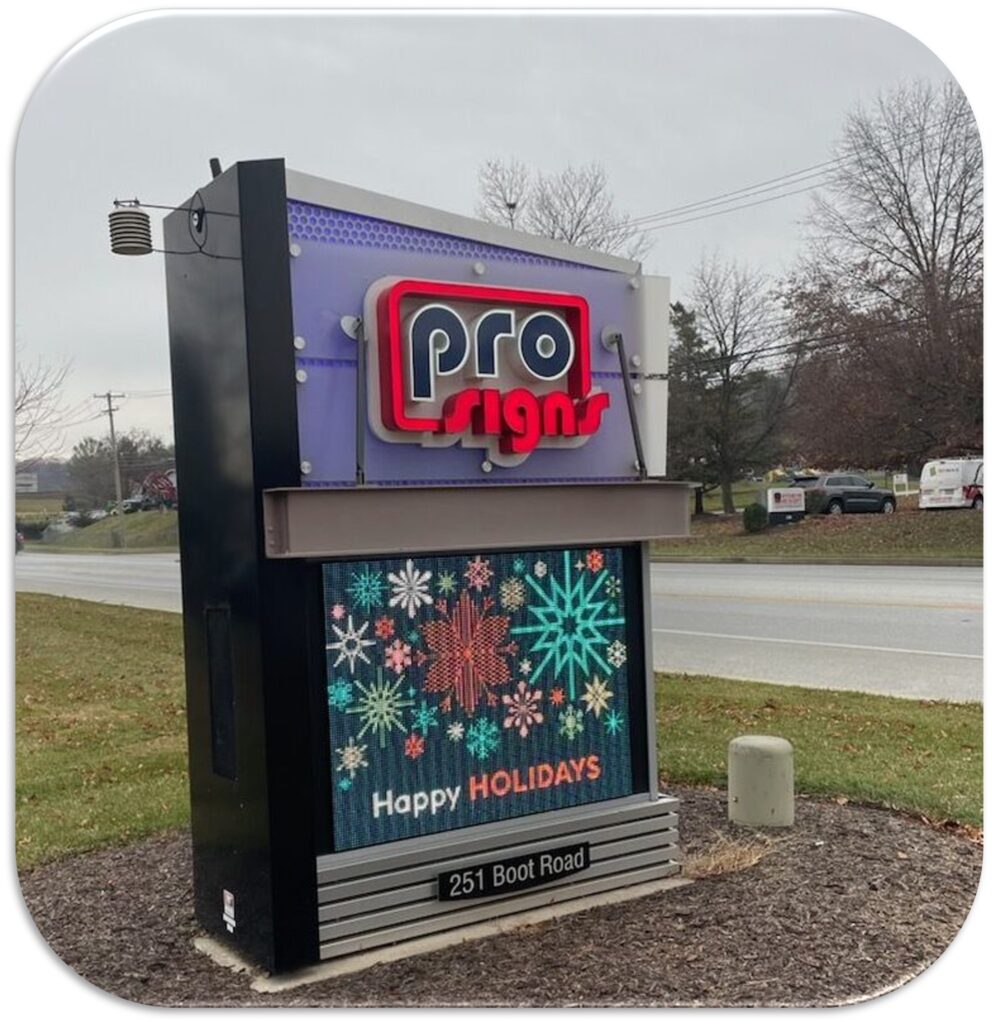 LED Electronic Message Center - Pro Signs